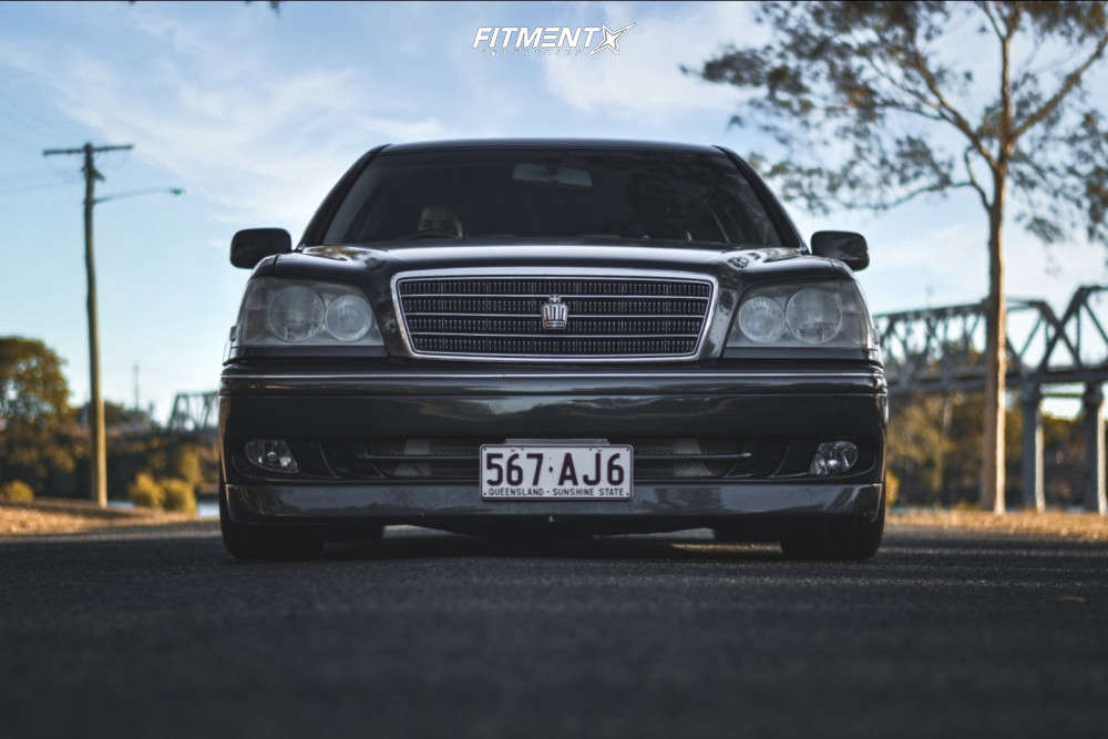 1998 Toyota Chaser Base with 18x9 Work Gt5 and Michelin 245x40 on Stock ...