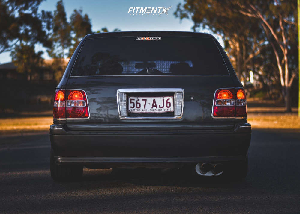 1998 Toyota Chaser Base with 18x9 Work Gt5 and Michelin 245x40 on Stock ...