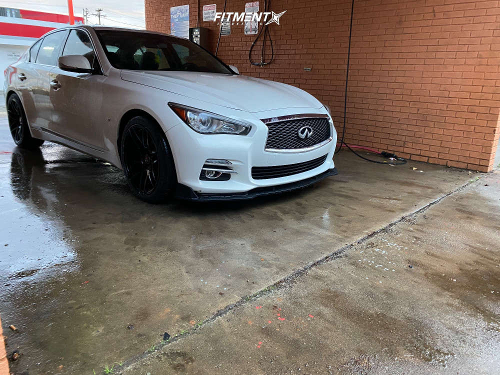 2015 INFINITI Q50 Base with 19x9 Curva C300 and General 245x40 on Stock ...