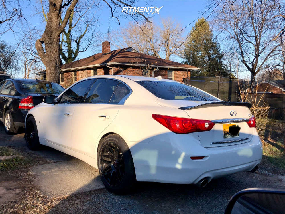 2015 INFINITI Q50 Base with 19x9 Curva C300 and General 245x40 on Stock ...