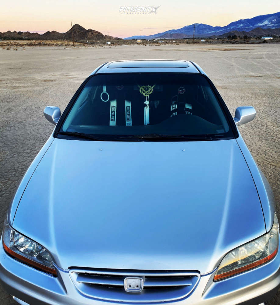 2001 Honda Accord EX with 17x9 Square Wheels G6 and Leao 205x30 on ...