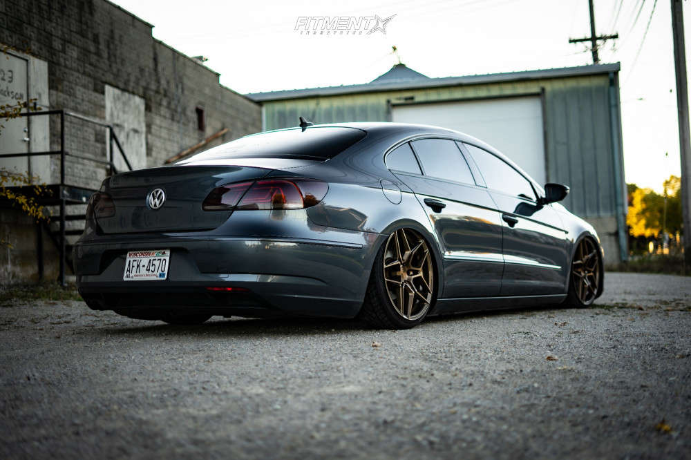 2013 Volkswagen CC Sport with 19x8.5 Rohana Rfx11 and Nitto 215x35 on ...