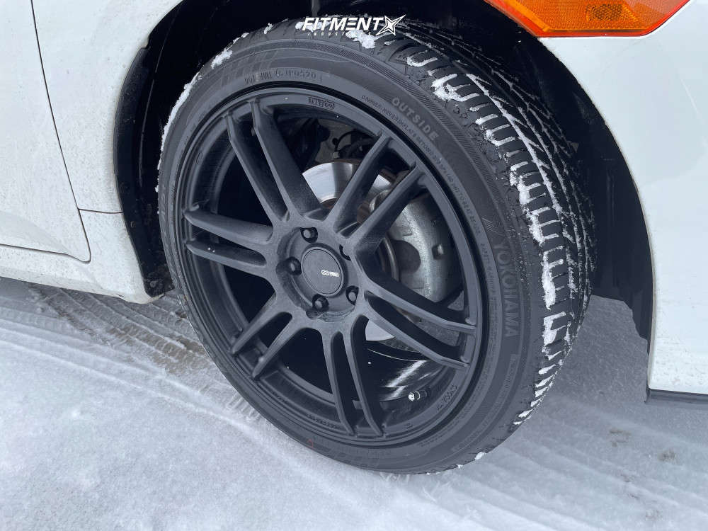 2017 Honda Civic LX with 18x8.5 Enkei Tsr-6 and Yokohama 235x40 on ...