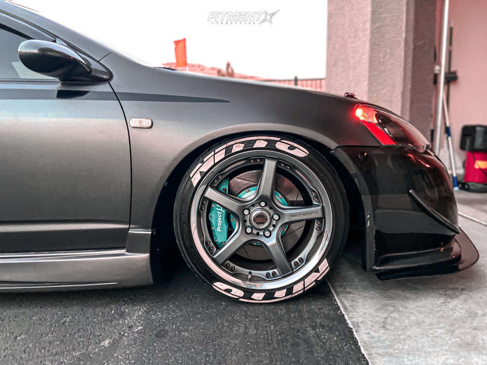 2002 Acura RSX Type-S with 18x7.5 Volk Gt-s and Nitto 225x40 on ...