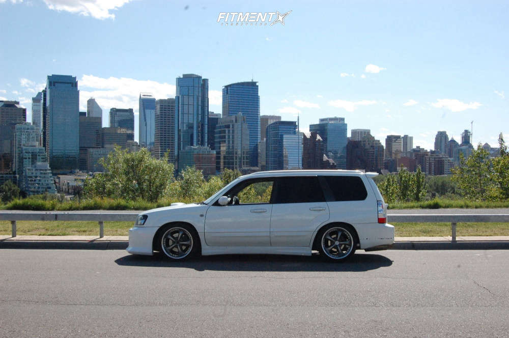 2002 Subaru Forester Base with 18x8.5 Work Vs Kf and Michelin 225x35 on ...