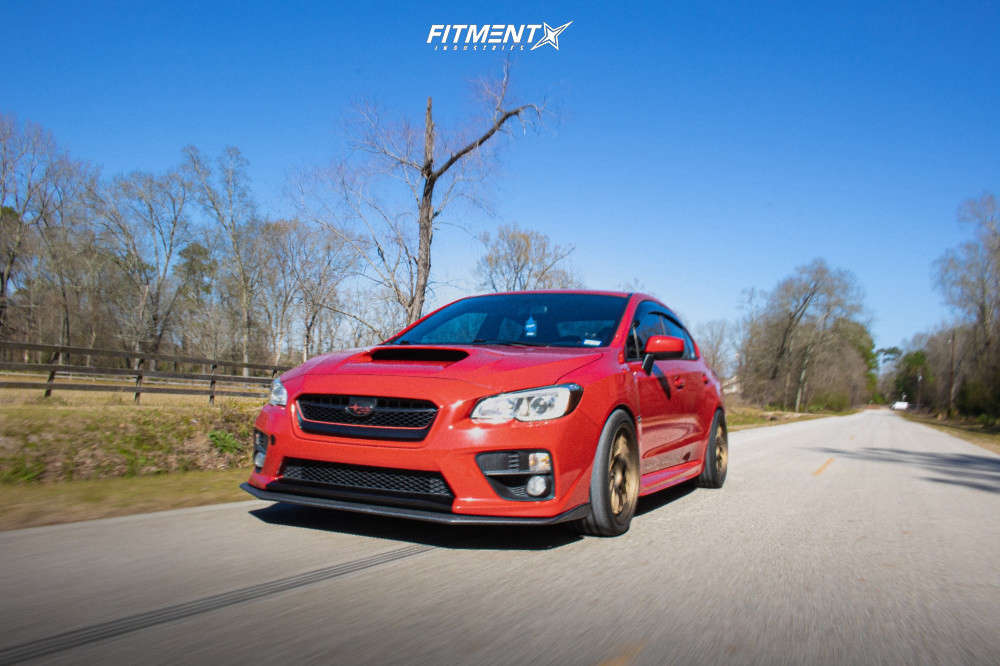 2016 Subaru WRX Premium with 18x9.5 Kansei Corsa and Toyo Tires 255x35 ...