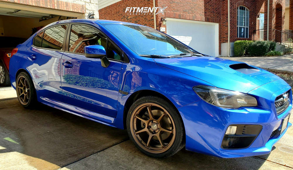 2017 Subaru WRX Base with 18x9.5 Enkei Ts-7 and Yokohama 255x35 on ...