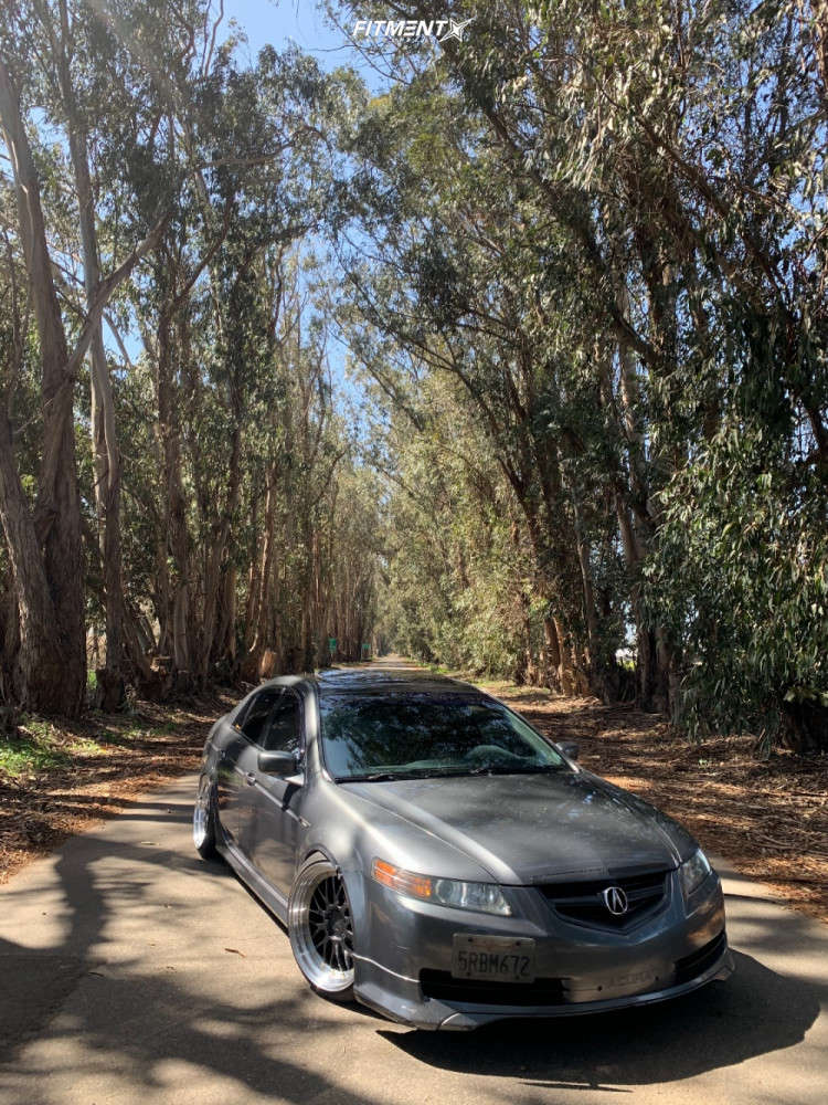 2005 Acura TL Base with 19x9.5 ESR SR05 and Federal 225x35 on Coilovers ...