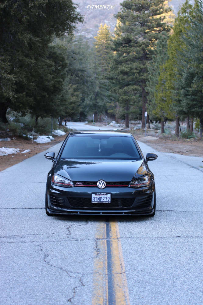 2017 Volkswagen GTI Sport with 18x9 Enkei RPF1 and Nitto 245x40 on ...