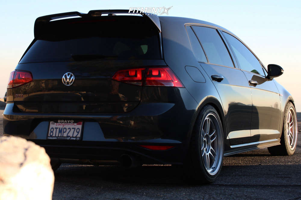 2017 Volkswagen GTI Sport with 18x9 Enkei RPF1 and Nitto 245x40 on ...