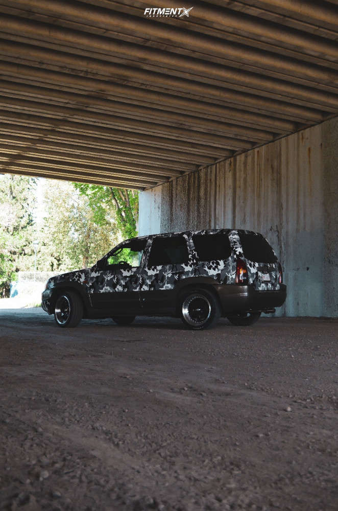2001 Mazda Tribute LX with 18x10 Konig Ssm and Zeta 245x40 on Lowering ...