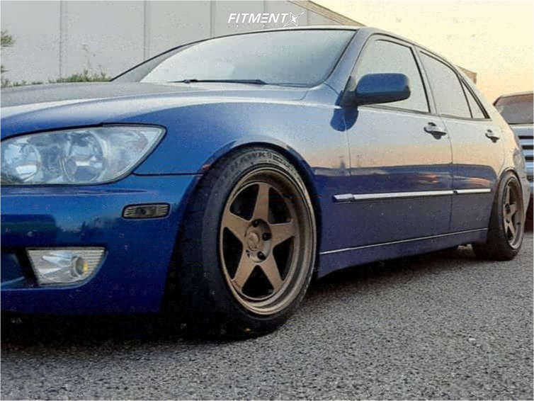 2002 Lexus IS300 Base with 17x9 Kansei Knp and Firestone 225x45 on ...