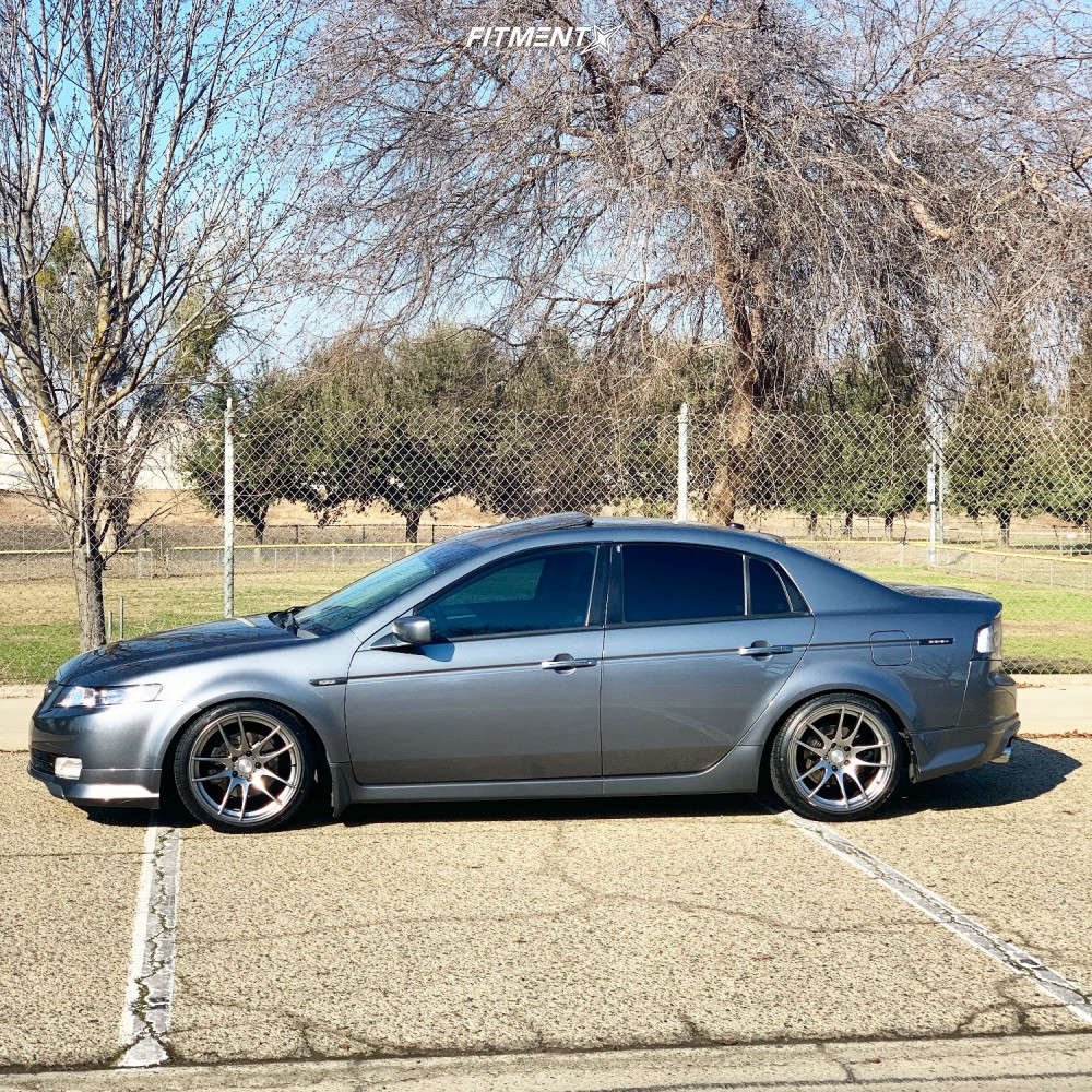 2005 Acura TL Base with 18x9.5 AVID1 AV32 and Nankang 245x35 on ...