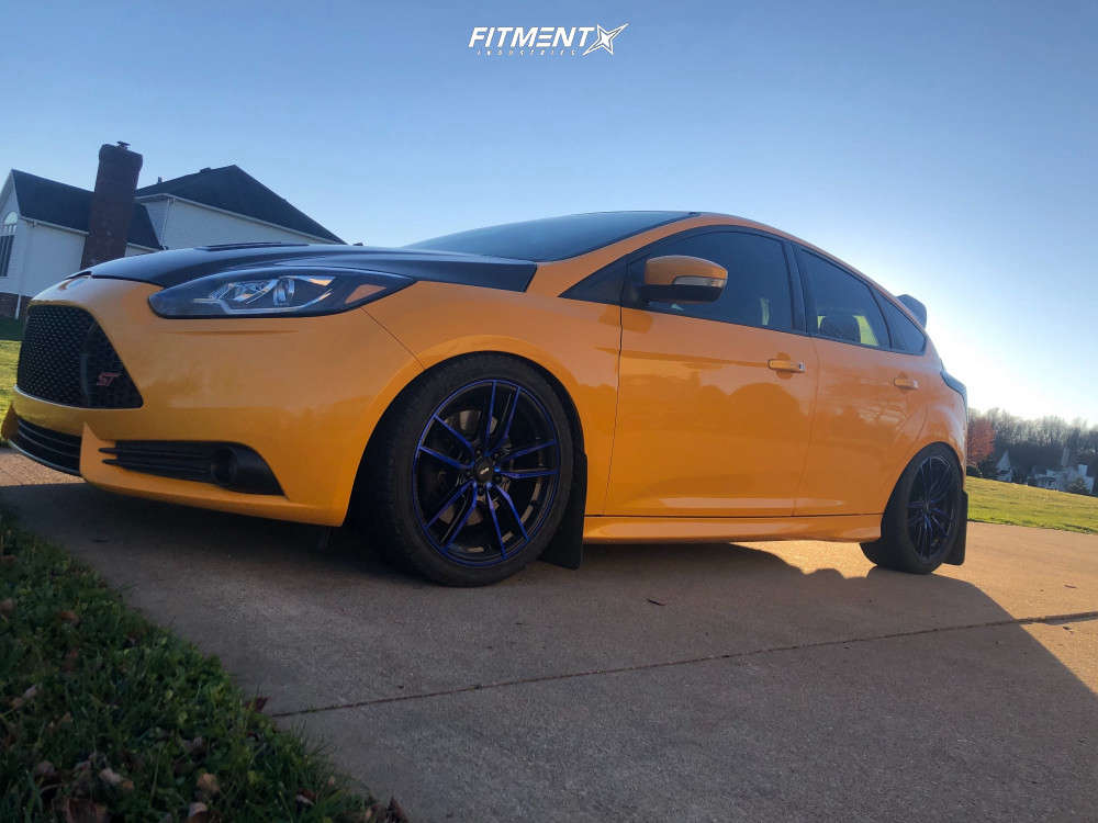 2013 Ford Focus ST with 18x8 Konig Myth and Kenda 235x40 on Coilovers ...