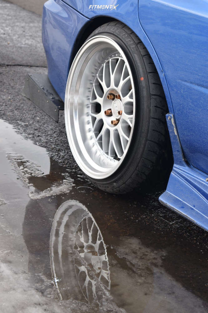 2002 Subaru WRX Base with 18x10.5 ESR Sr01 and Federal 225x35 on ...