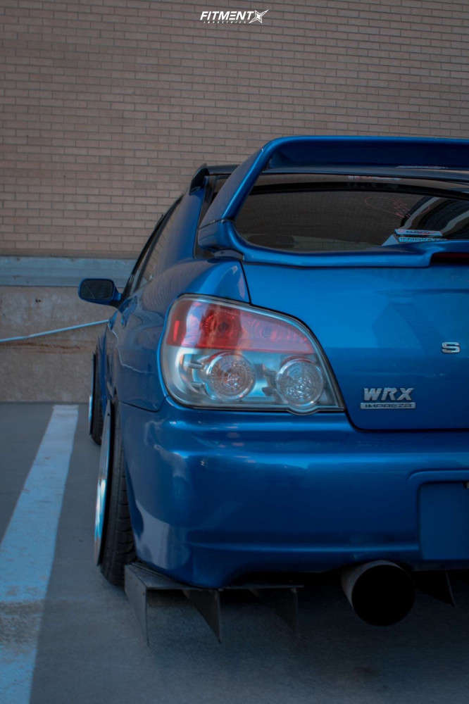 2002 Subaru WRX Base with 18x10.5 ESR Sr01 and Federal 225x35 on ...