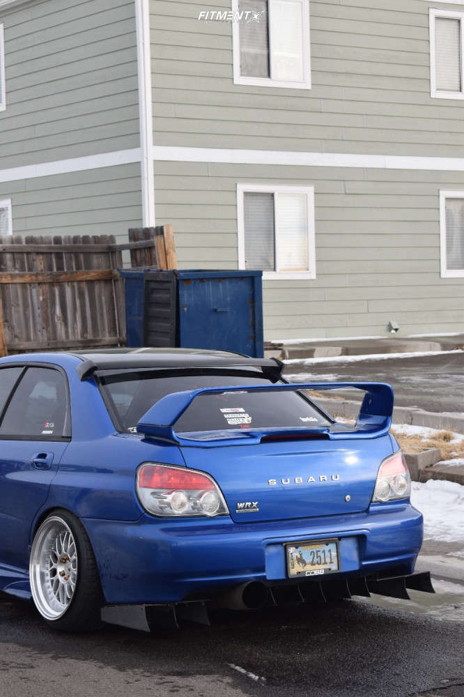 2002 Subaru WRX Base with 18x10.5 ESR Sr01 and Federal 225x35 on ...