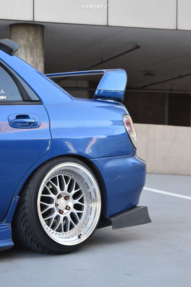 2002 Subaru WRX Base with 18x10.5 ESR Sr01 and Federal 225x35 on ...
