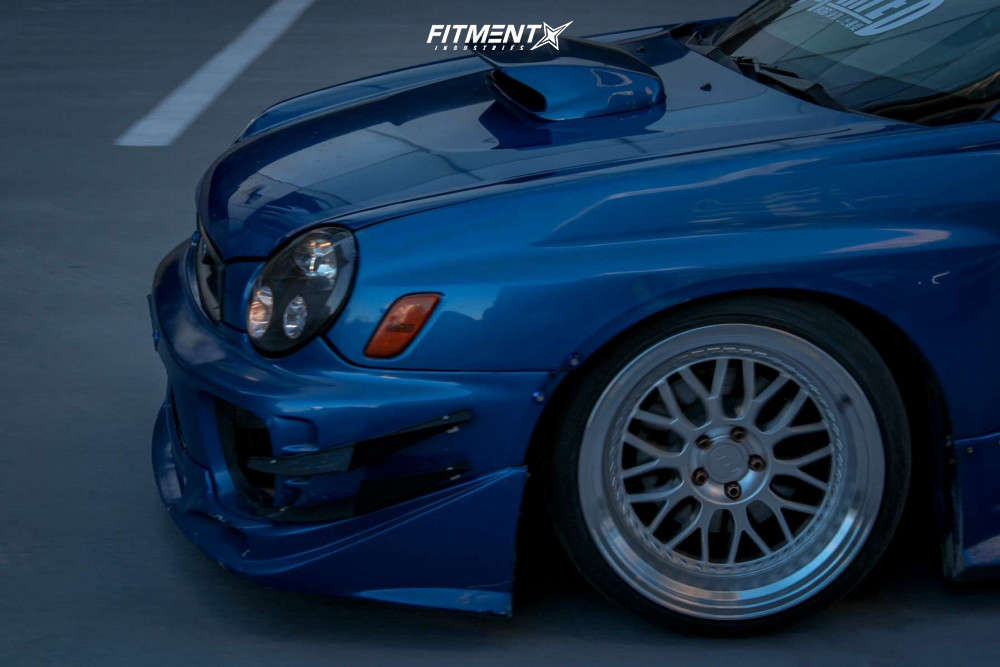 2002 Subaru WRX Base with 18x10.5 ESR Sr01 and Federal 225x35 on ...