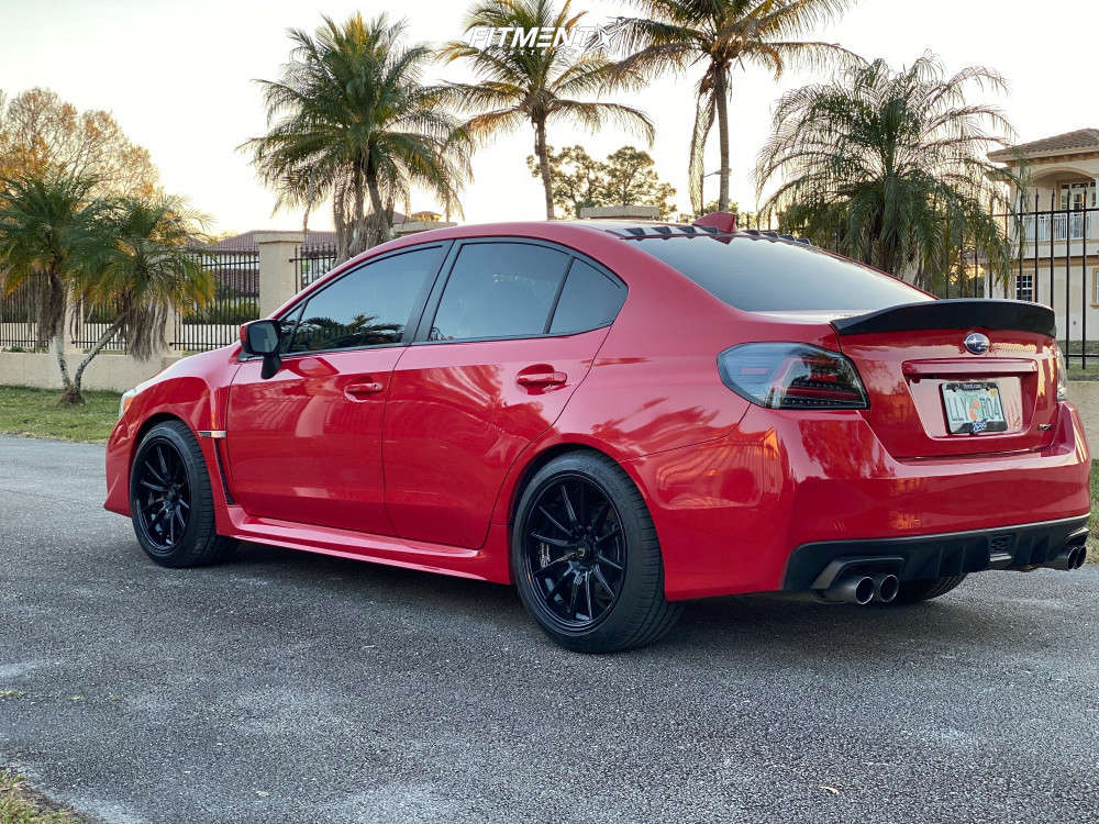 2017 Subaru WRX Premium with 18x9.5 Cosmis Racing R1 and Michelin ...