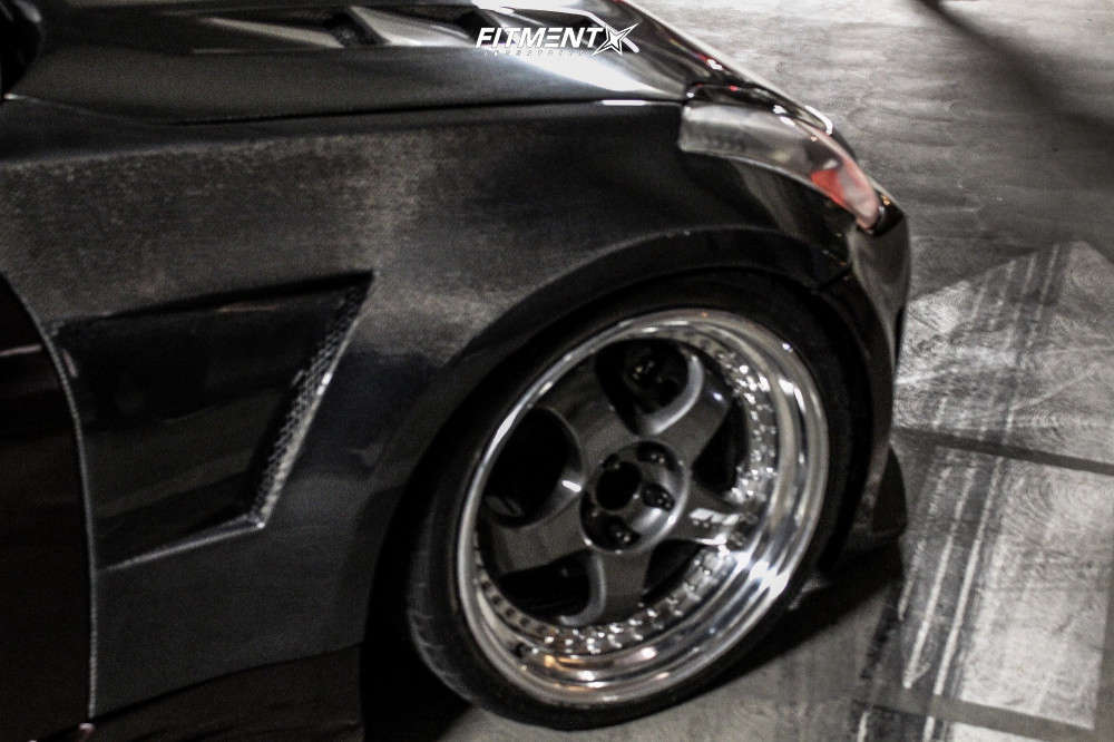 2006 Nissan 350Z Base with 19x9.5 Work Meister S1 3p and Continental ...