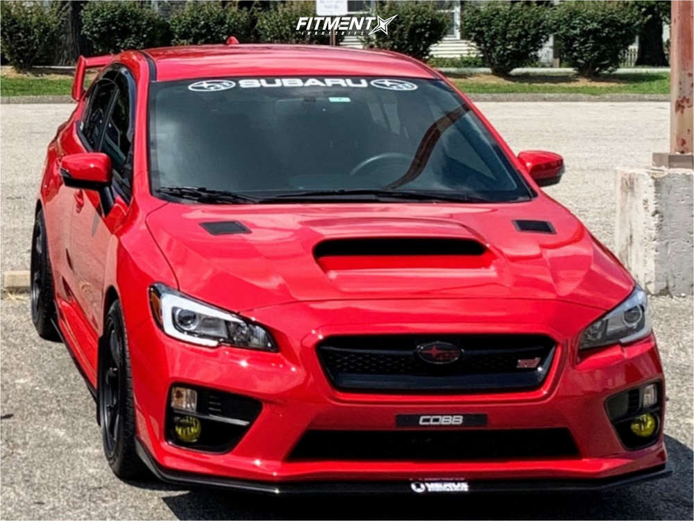 2016 Subaru WRX STI Base with 18x9.5 Gram Lights 57dr and Firestone ...