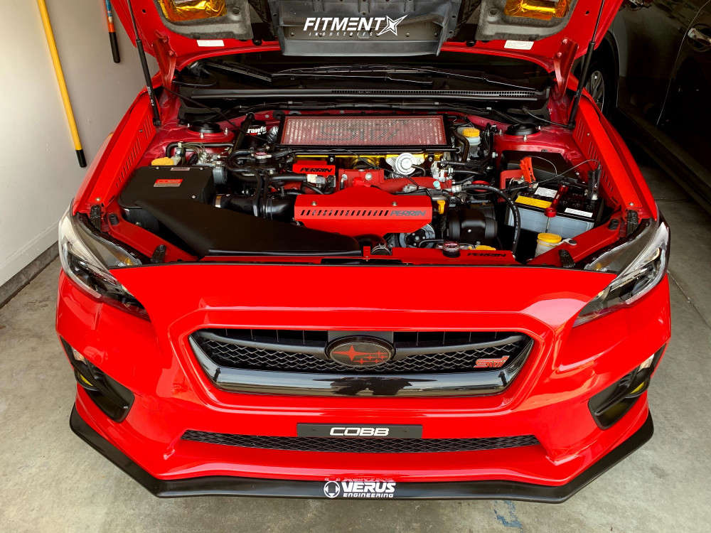 2016 Subaru WRX STI Base with 18x9.5 Gram Lights 57dr and Firestone ...