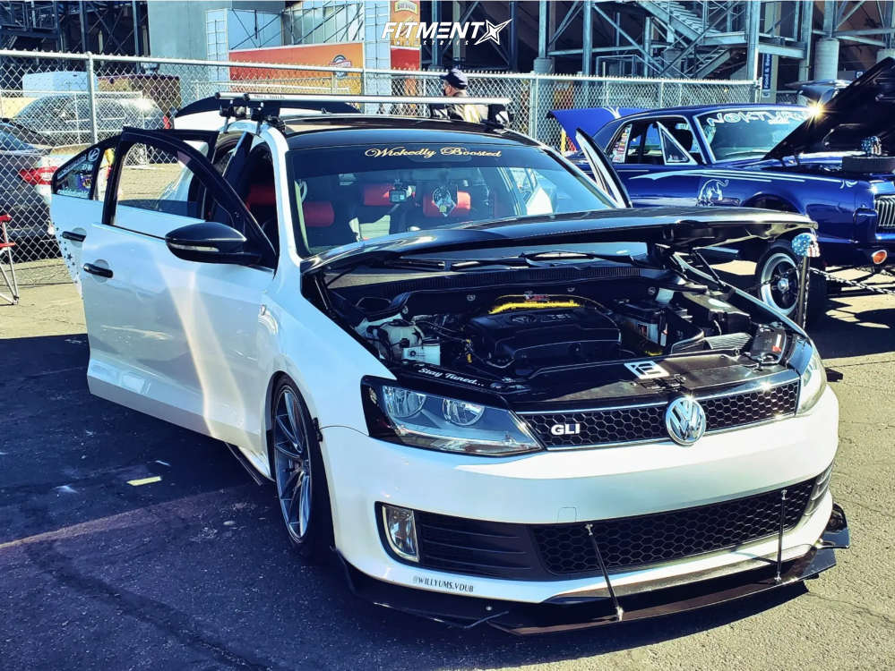 2014 Volkswagen Jetta GLI with 18x8 Konig Oversteer and Federal 225x40 ...