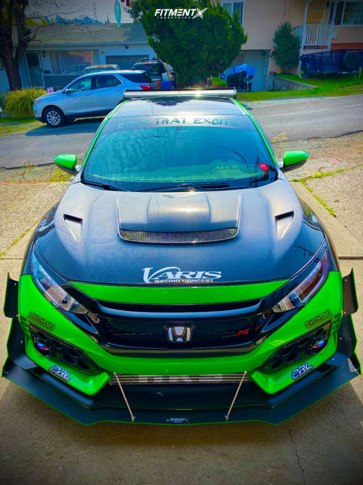 2019 Honda Civic Type R with 18x9.5 Advan Racing RS and Firestone ...