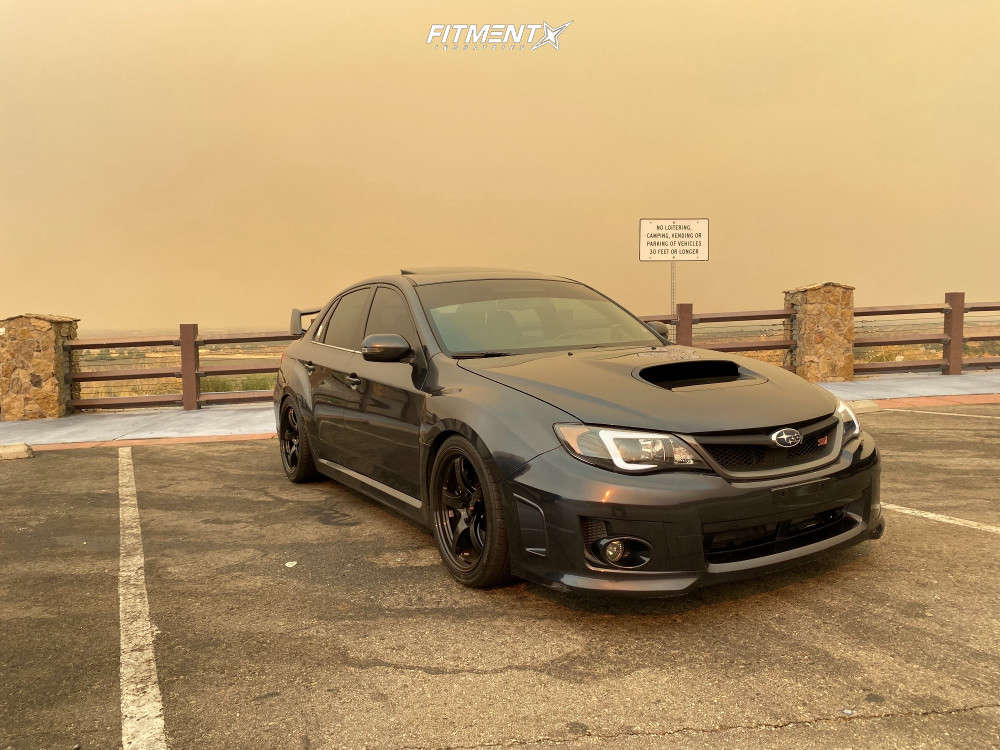 2013 Subaru WRX STI Sport-tech with 18x9.5 Rays Engineering 57cr and ...