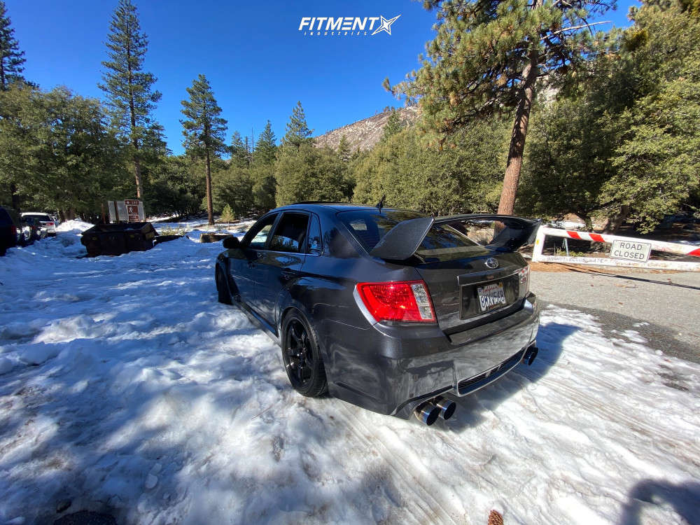 2013 Subaru WRX STI Sport-tech with 18x9.5 Rays Engineering 57cr and ...