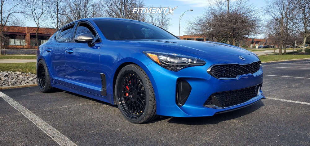 2019 Kia Stinger GT with 19x8.5 Vors VR8 and Falken 245x35 on Coilovers ...