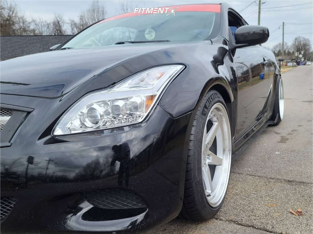 2008 INFINITI G37 Sport with 19x9.5 Aodhan Ds05 and Michelin 245x40 on ...