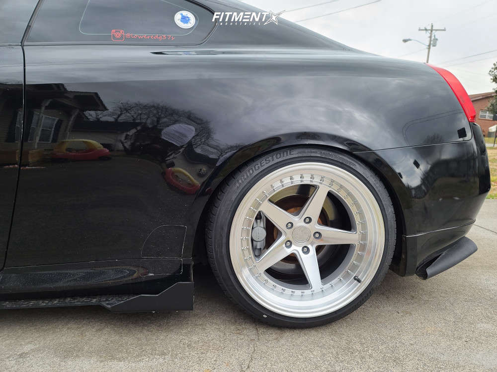 2008 INFINITI G37 Sport with 19x9.5 Aodhan Ds05 and Michelin 245x40 on Coilovers | 1496933 ...
