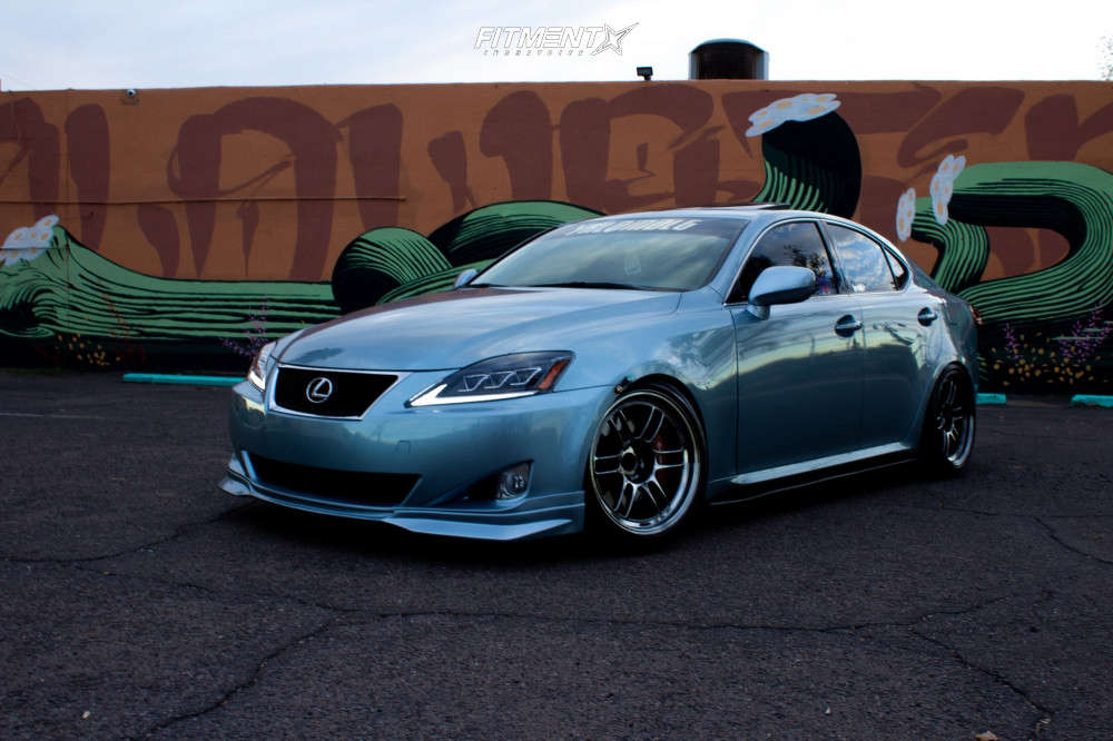 2006 Lexus IS350 Base with 18x9.5 Enkei Rpf1 and Goodyear 255x35 on ...