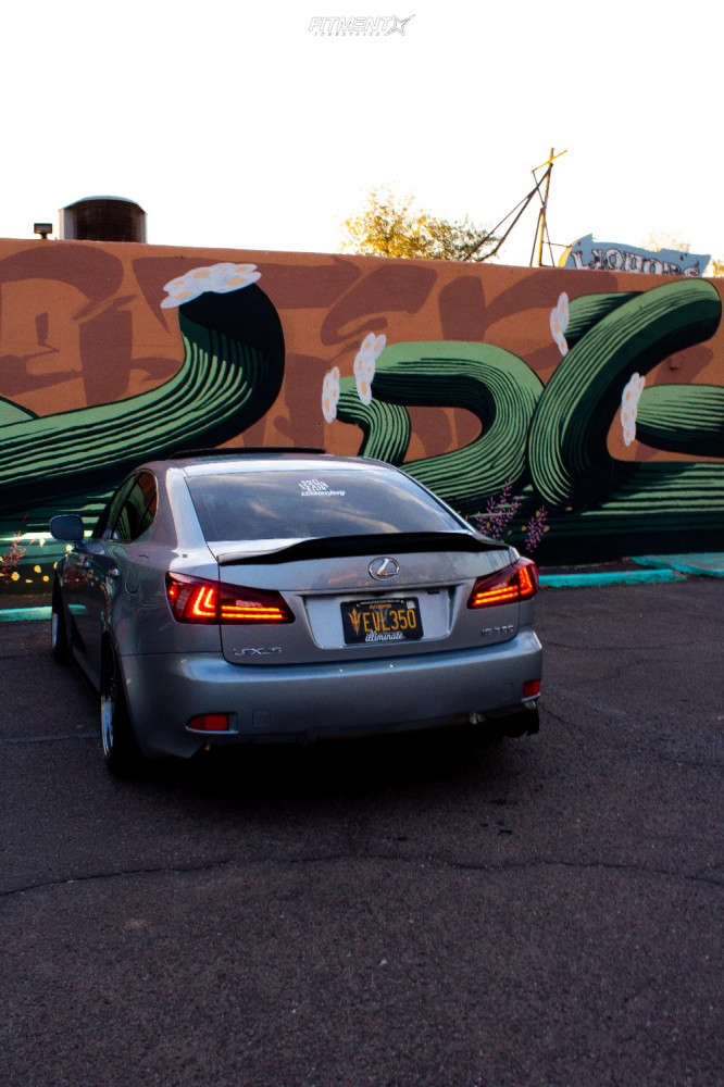 2006 Lexus IS350 Base with 18x9.5 Enkei Rpf1 and Goodyear 255x35 on ...