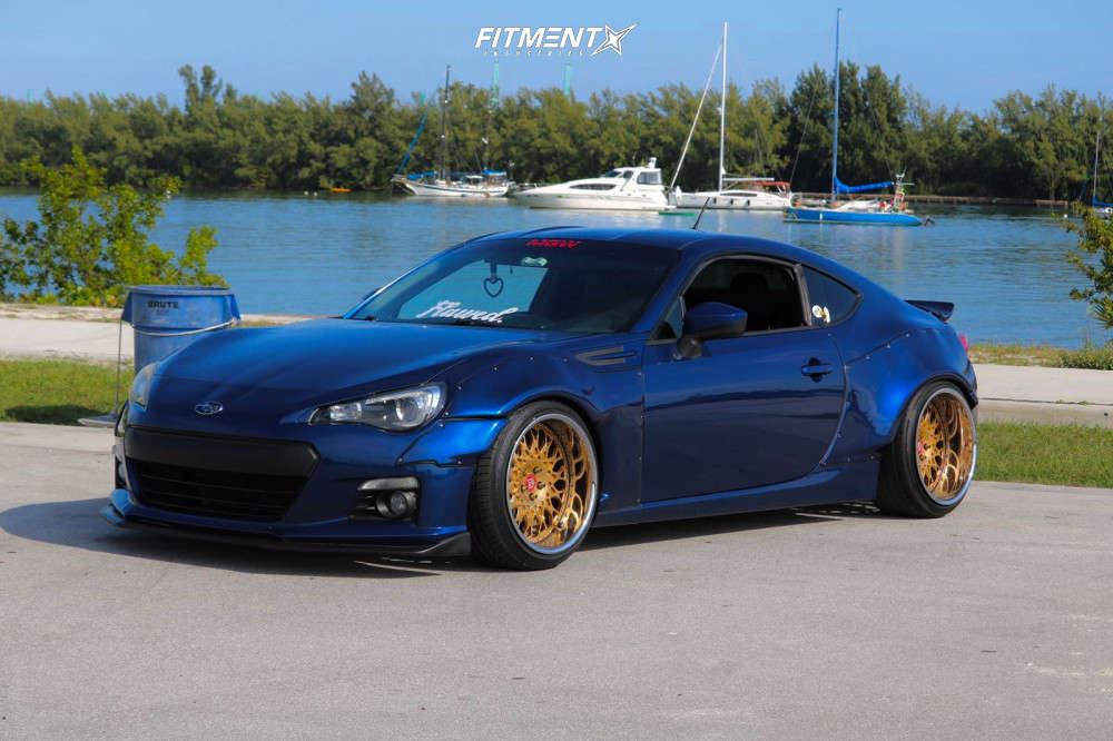 2013 Subaru BRZ Limited with 18x10.5 VIP Modular Vx110 and Hankook ...