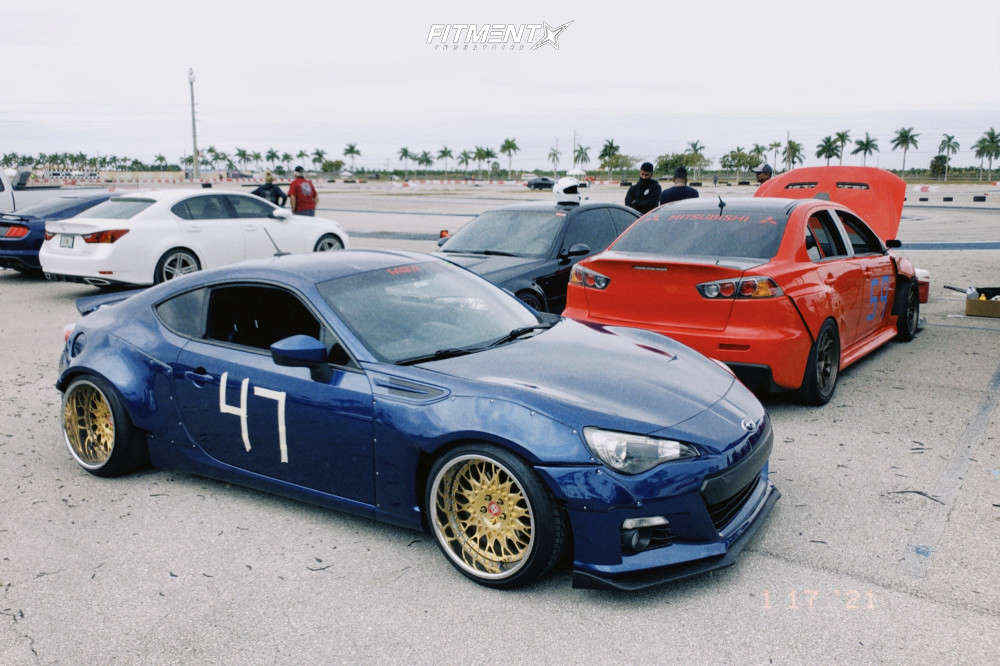 2013 Subaru BRZ Limited with 18x10.5 VIP Modular Vx110 and Hankook ...