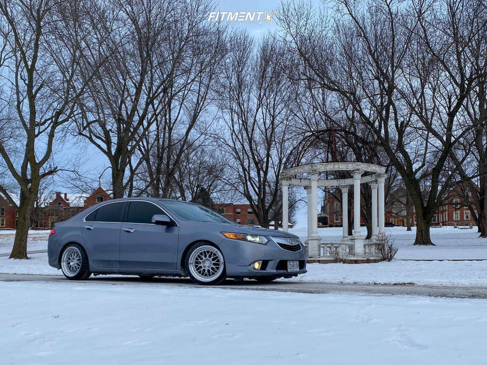 2012 Acura TSX Base with 18x9.5 Aodhan Ah02 and Radar 225x40 on ...