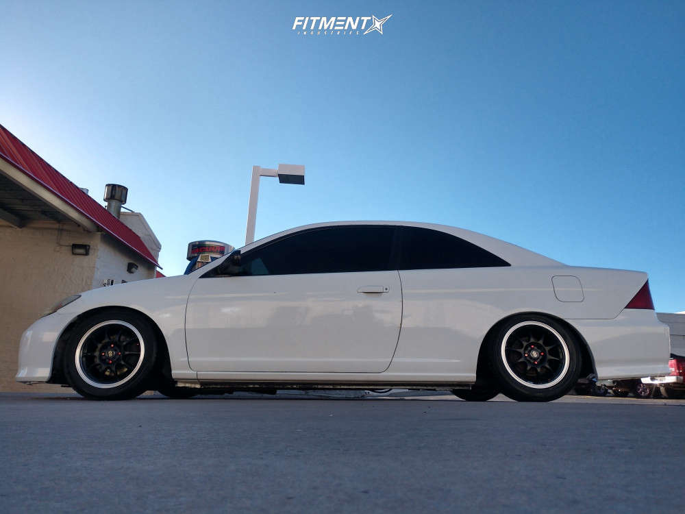 2004 Honda Civic EX with 15x6.5 Enkei J10 and Toyo Tires 205x50 on ...