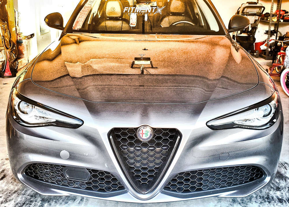 2017 Alfa Romeo Giulia TI with 20x8.5 Mazzi Profile and Nitto 255x35 on ...