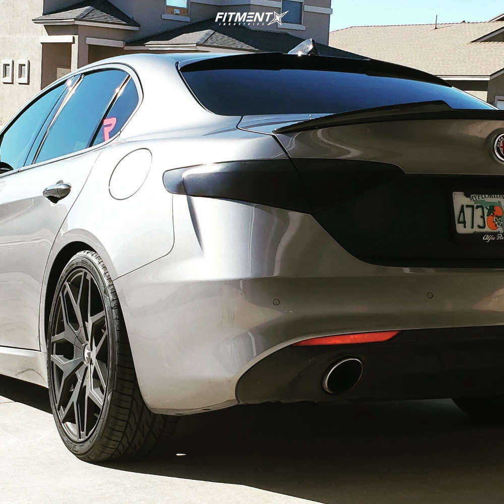 2017 Alfa Romeo Giulia TI with 20x8.5 Mazzi Profile and Nitto 255x35 on ...