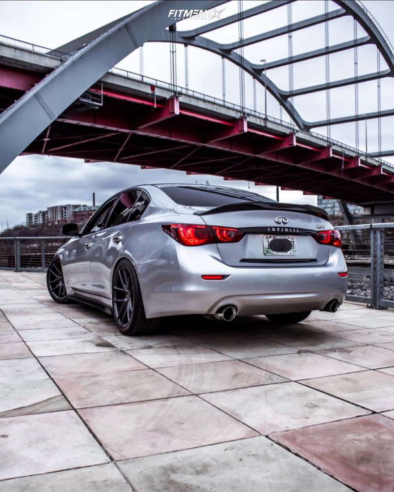 2015 INFINITI Q50 Base with 19x9.5 Niche Targa and Firestone 275x35 on Coilovers | 1503899 ...