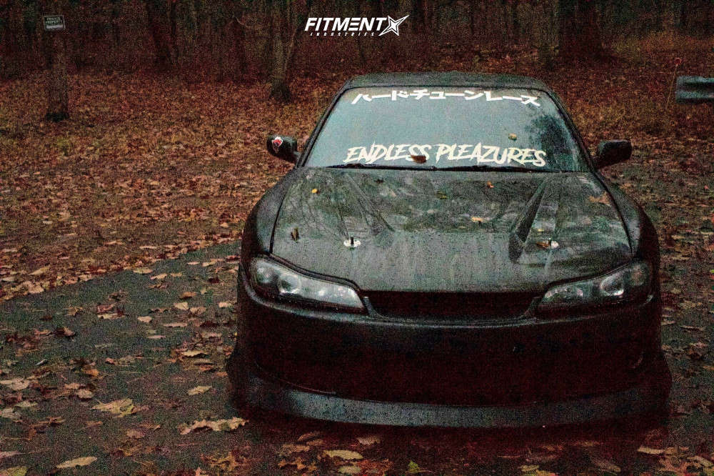 1991 Nissan 240SX Base with 18x10 STR 514 and Zeta 215x45 on Coilovers ...