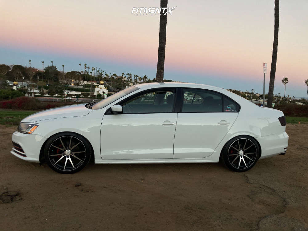 2018 Volkswagen Jetta S with 18x8.5 Versus Racing Vs73 and Nankang ...