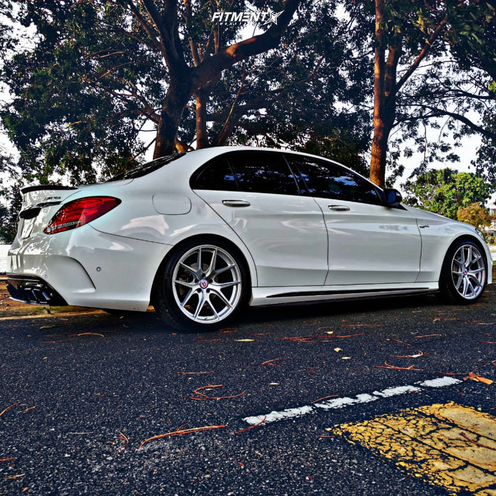 2015 Mercedes-Benz C250 Base with 19x8.5 HRE FlowForm P101 and ...