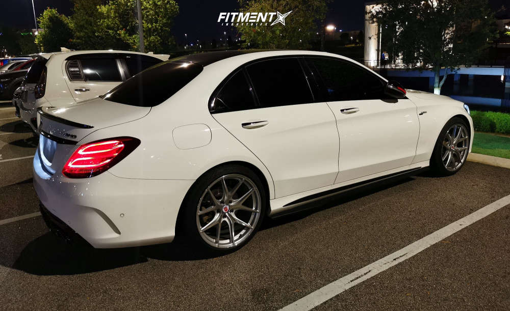 2015 Mercedes-Benz C250 Base with 19x8.5 HRE FlowForm P101 and ...