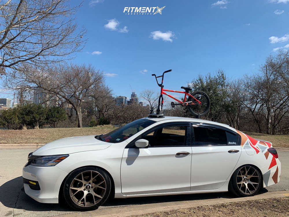 2016 Honda Accord Touring with 18x9.5 STR 905 and Kumho 225x45 on ...