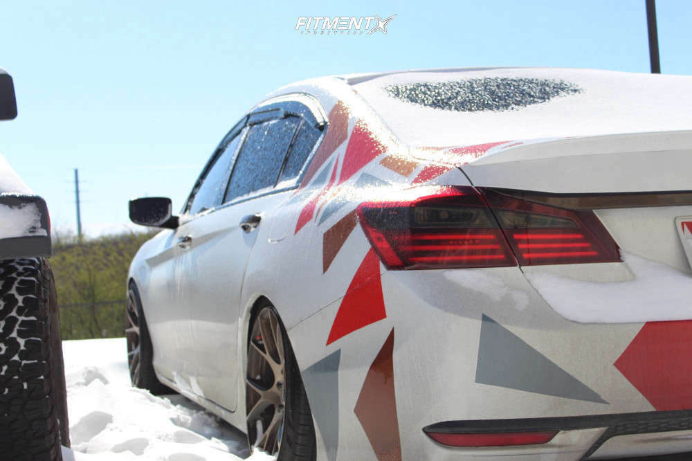 2016 Honda Accord Touring with 18x9.5 STR 905 and Kumho 225x45 on ...