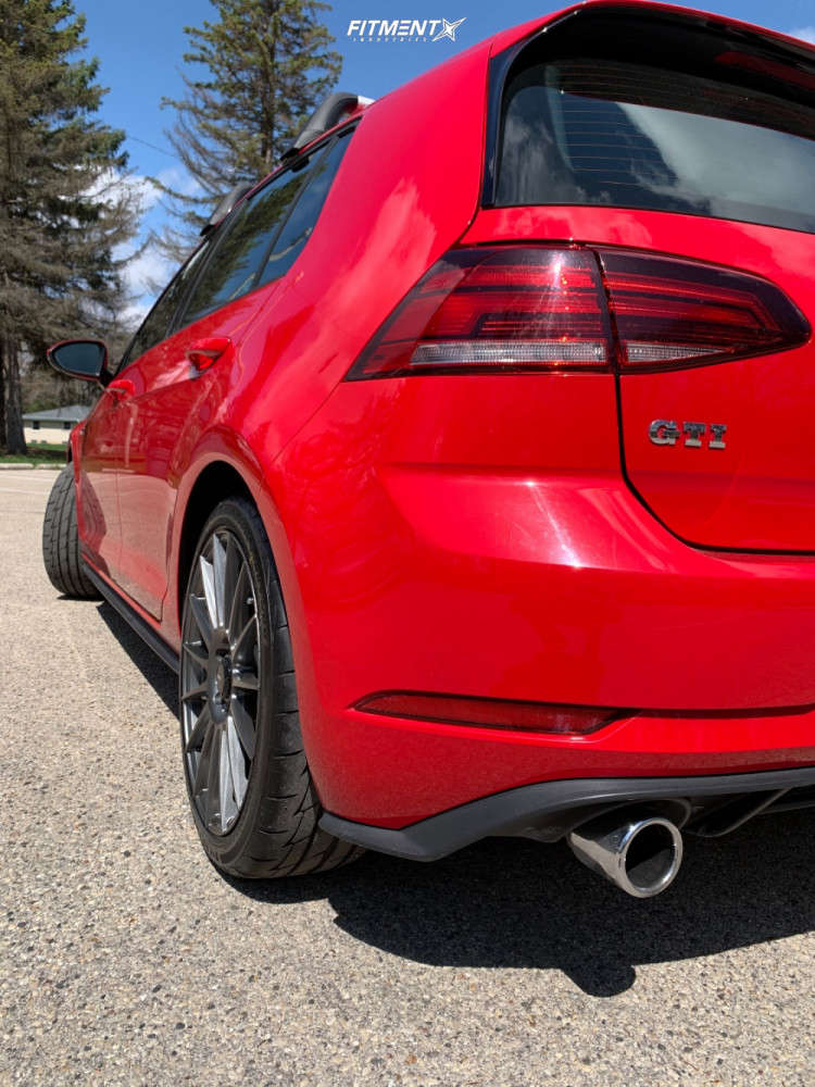 2018 Volkswagen GTI S with 18x8 Konig Rennform and Firestone 225x40 on ...